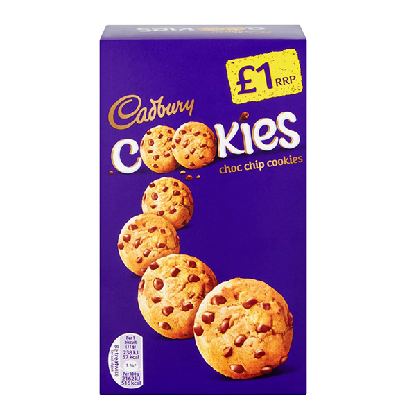 Cadbury Chocolate Chip Cookies Uk Assorted 150gm | ChapMart | Online ...