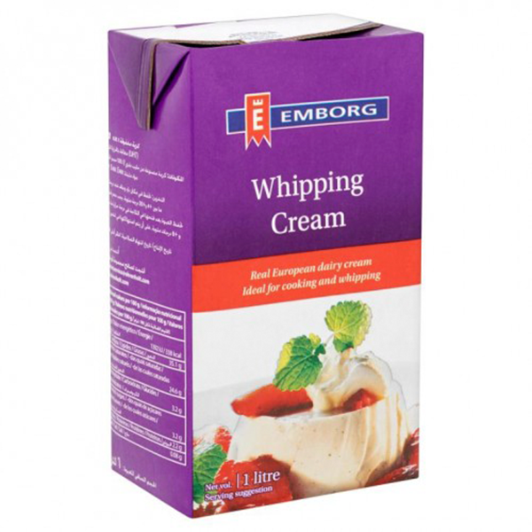 Emborg Whipping Cream 1ltr | ChapMart | Online Marketplace for Fast ...