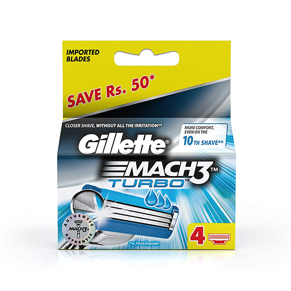 Gillette Mach3 Turbo cartridges 4pcs | ChapMart | Online Marketplace ...
