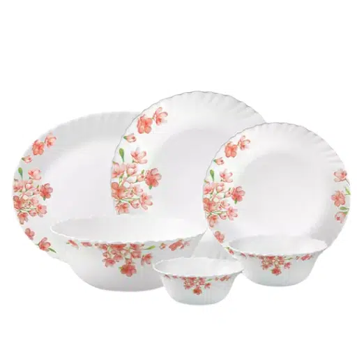 La Opala Dinner Set Aster Pink Classique 20 Pieces LP020 | ChapMart ...